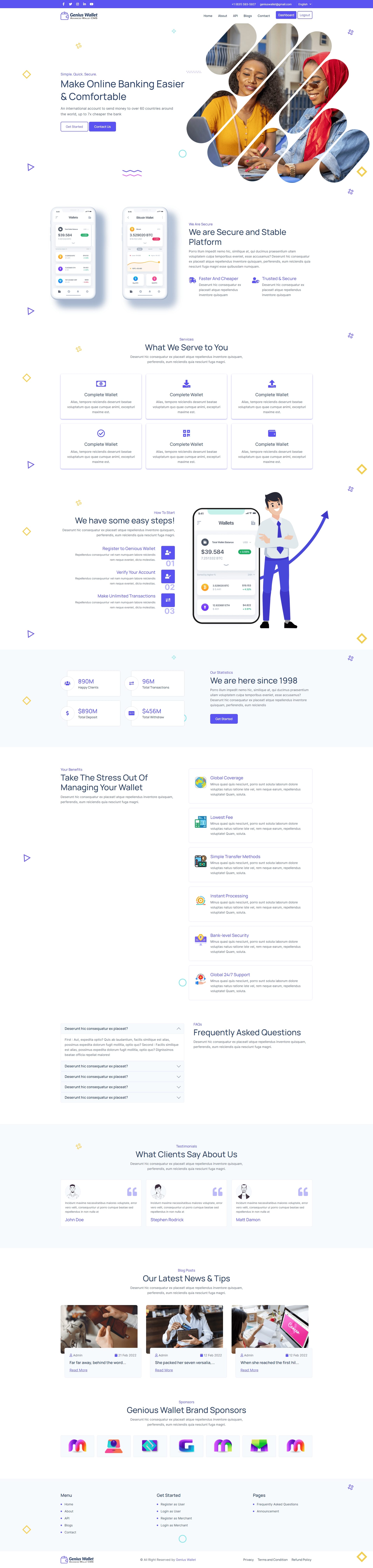 GeniusWallet Bundle - Digital Payment Solution with Mobile Apps by GeniusOcean